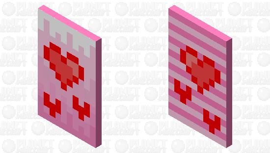 Heart cape (cutie Minecraft Mob Skin