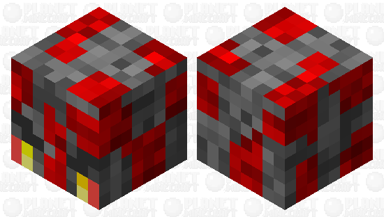 redstone cube Minecraft Mob Skin