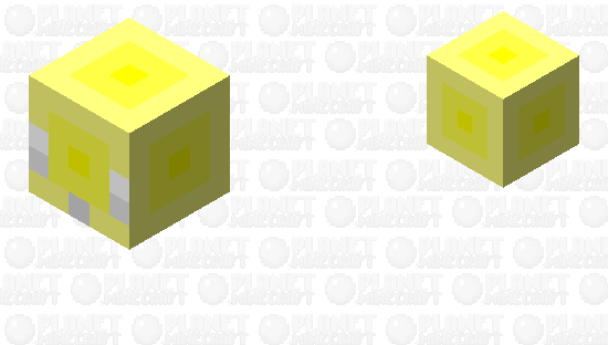 Yellow Wisp Minecraft Mob Skin