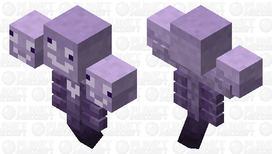 Purple love wither Minecraft Mob Skin