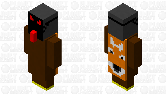 lesser cultist with my fox cape Minecraft Mob Skin