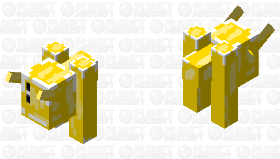 Golden Golem Minecraft Mob Skin