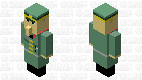 ww2 German general Minecraft Mob Skin