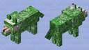 Creeper infekterad varg. Minecraft Mob Skin