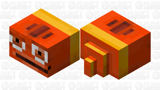 Red Larva endermite Minecraft Mob Skin