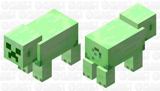 *~ Creeper Pig - Pig Jam ~* Minecraft Mob Skin
