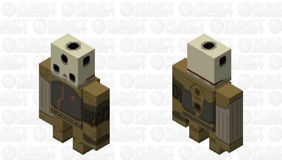 Gutterman ultrakill Minecraft Mob Skin