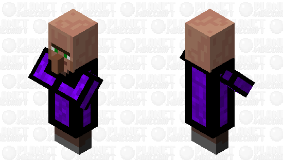Villager Costume Nether Portal In Minecraft Minecraft Mob Skin