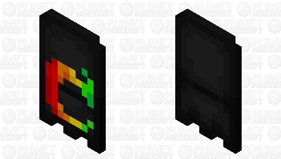 Rainbow Mojang cape (hive styled) Minecraft Mob Skin