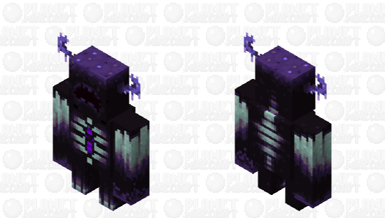 Corrupted Warden,deep Demon Minecraft Mob Skin