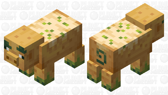 Potato Pig (Eyebrow Raise) Minecraft Mob Skin