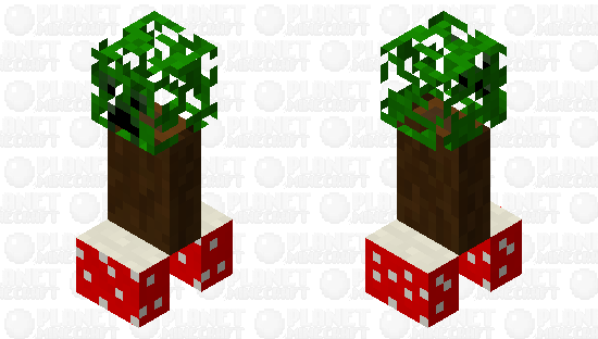 dark forest creeper Minecraft Mob Skin