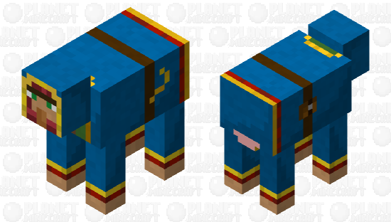 Wandering Trader Cow Minecraft Mob Skin