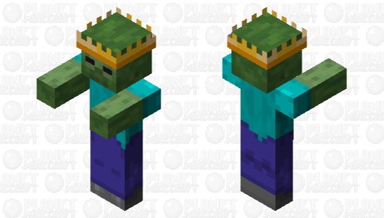 Leader Zombie Minecraft Mob Skin