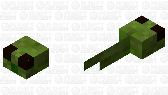 green tadpole Minecraft Mob Skin