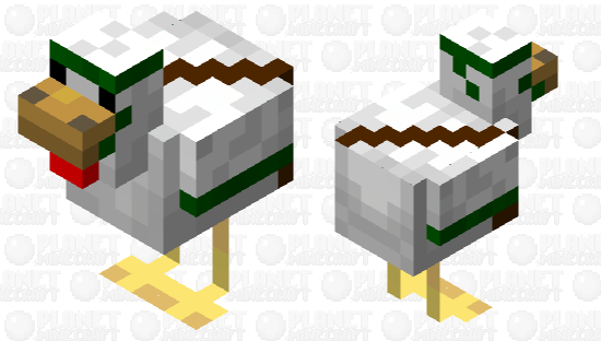 Camo Spy Chicken Minecraft Mob Skin