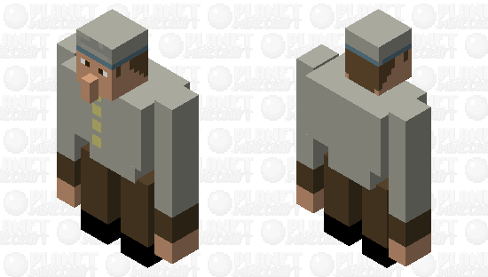 Civil War Confederate soldier Iron Golem Minecraft Mob Skin