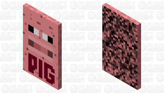PIG cape Minecraft Mob Skin