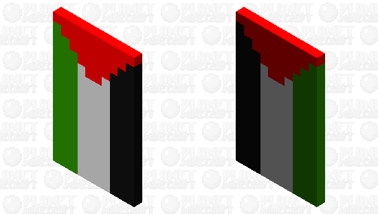 Palestine Flag Cape Minecraft Mob Skin