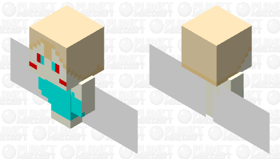 Glitched Angel Minecraft Mob Skin