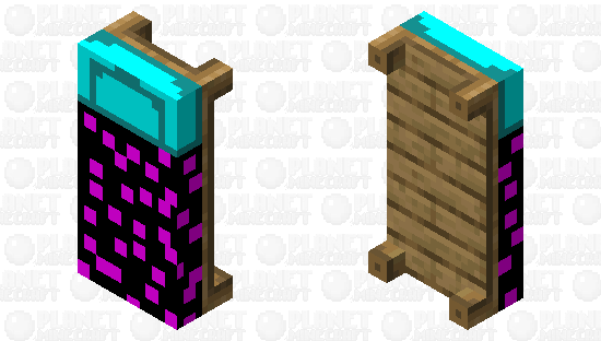 Obsidian Bed Minecraft Mob Skin