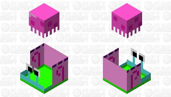 Gary and a Jellyfish Minecraft Mob Skin