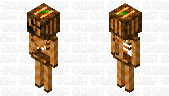 Walking pumpkin Minecraft Mob Skin