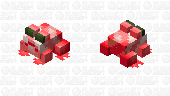 Peppermint Frog Minecraft Mob Skin