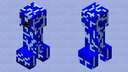 Blue Creeper Minecraft Mob Skin