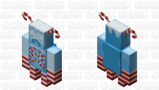 Snowy Warden Minecraft Mob Skin