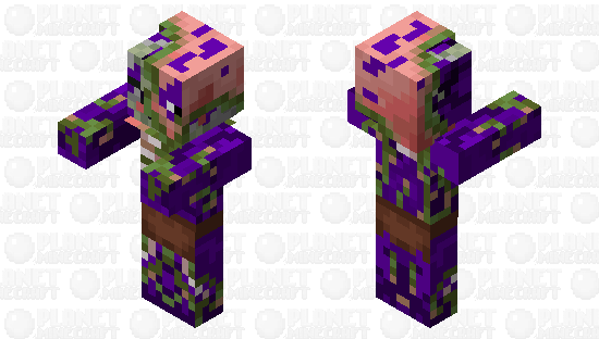 End Piglin zombie tribe Minecraft Mob Skin