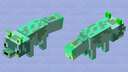 Emerald Fox Minecraft Mob Skin