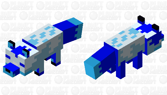 ice fox Minecraft Mob Skin