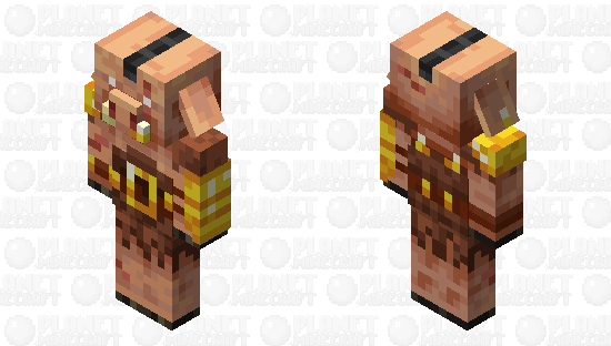 Brutish Piglin Brute Minecraft Mob Skin