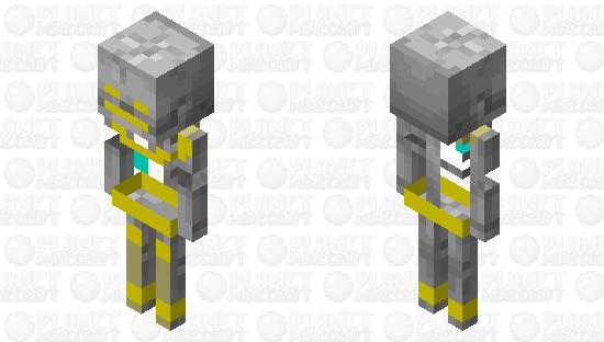 bling skeleton Minecraft Mob Skin
