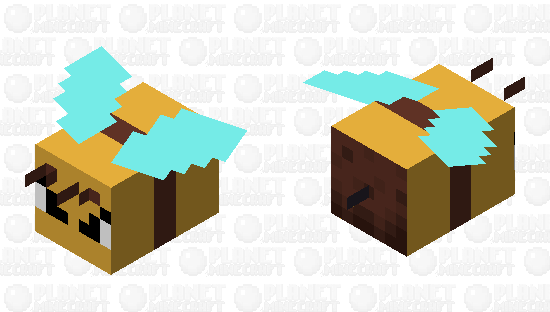 Robot 64 bee Minecraft Mob Skin