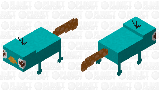 Perry the Platypus (Remake) Minecraft Mob Skin