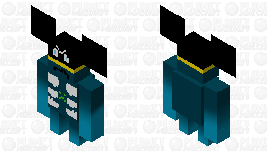 DANCE RAVE WARDEN Minecraft Mob Skin