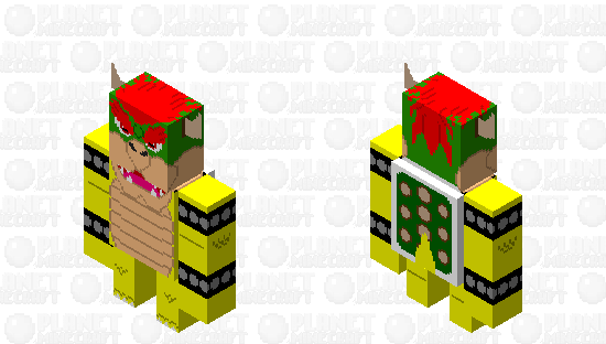 Bowser v3 (super mario) Minecraft Mob Skin