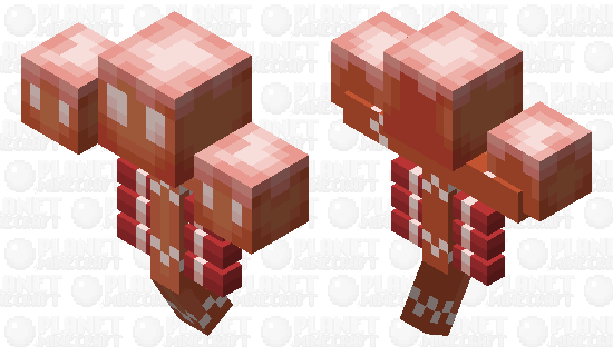 Gingerbread wither Minecraft Mob Skin