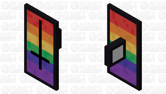lgbt shield Minecraft Mob Skin