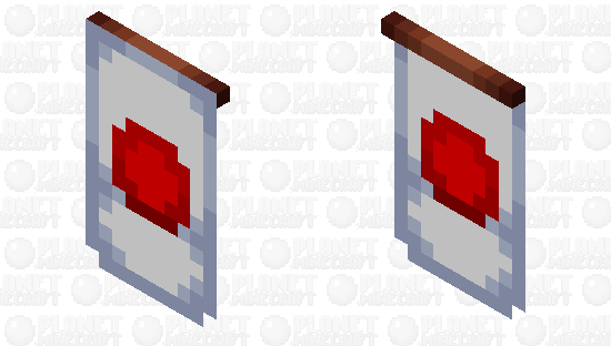 Japanese flag cape hive styled Minecraft Mob Skin