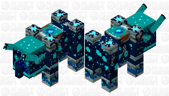 sculk infested brute Minecraft Mob Skin