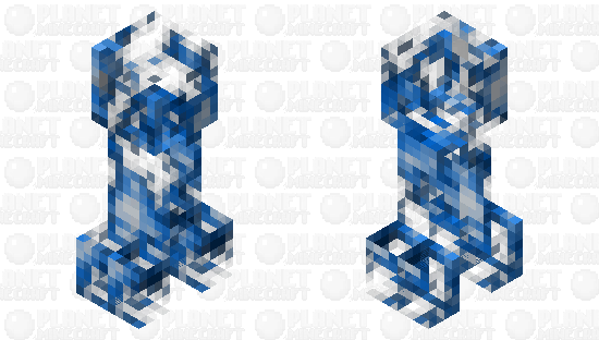 Electric creeper Minecraft Mob Skin