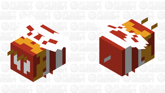 NES Angry Bee Minecraft Mob Skin