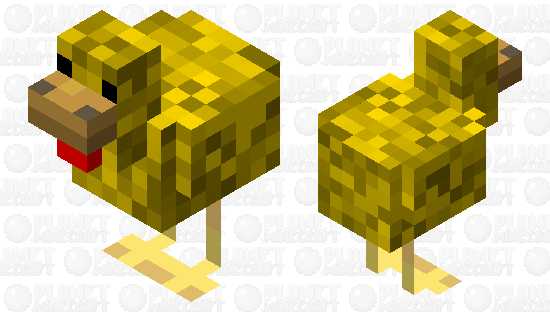 Filthy Chicken Minecraft Mob Skin
