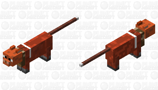 The Red Squirrel Minecraft Mob Skin