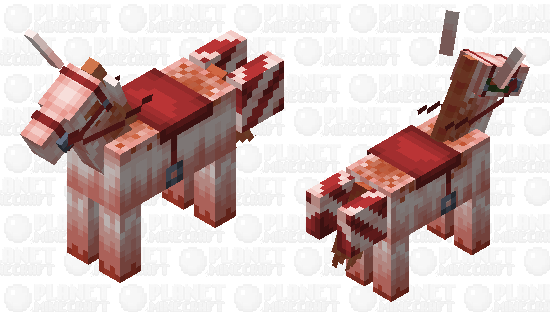 Eggnog Donkey Minecraft Mob Skin