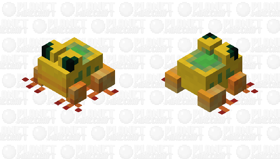 Yellow Wollyhop/Wollywog Minecraft Mob Skin