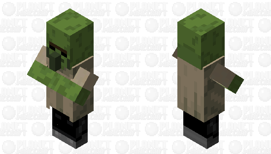 Zombie (No Hat) (Minecraft Legends) Minecraft Mob Skin